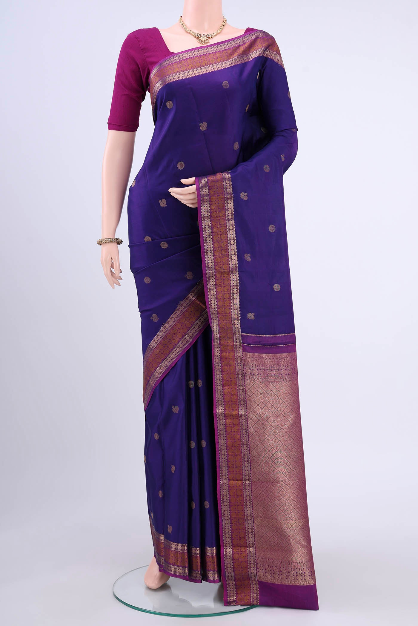 Purple Nangavalli Silk [ Salem ] Saree – Nalli Silk Sarees Pvt Ltd