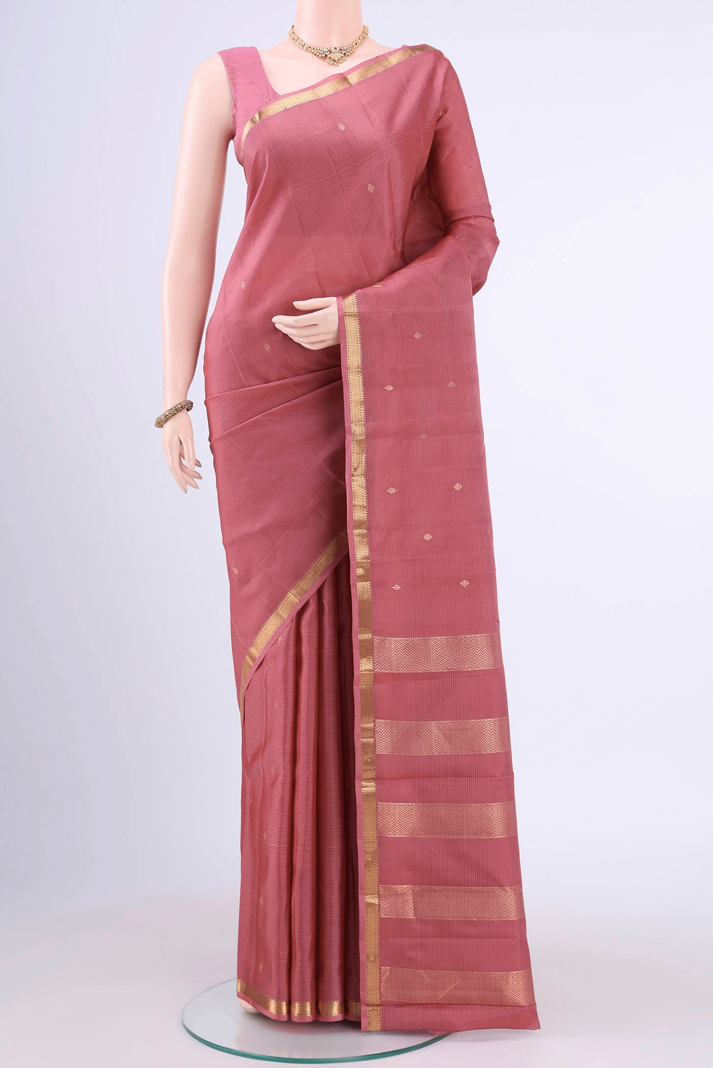 Rose Gold Nangavalli Silk [ Salem ] Saree – Nalli Silk Sarees Pvt Ltd
