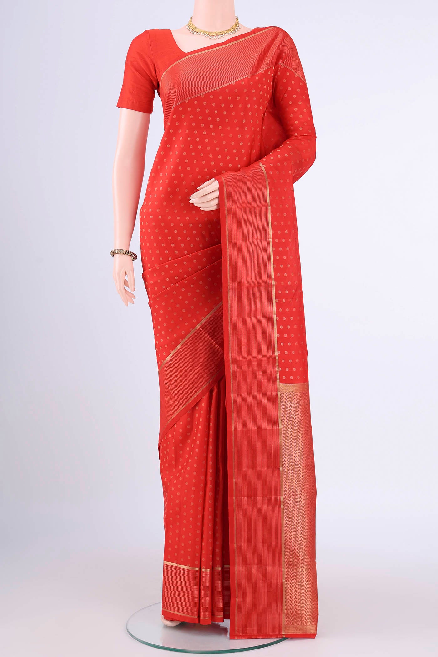 Red Nangavalli Silk [ Salem ] Saree – Nalli Silk Sarees Pvt Ltd