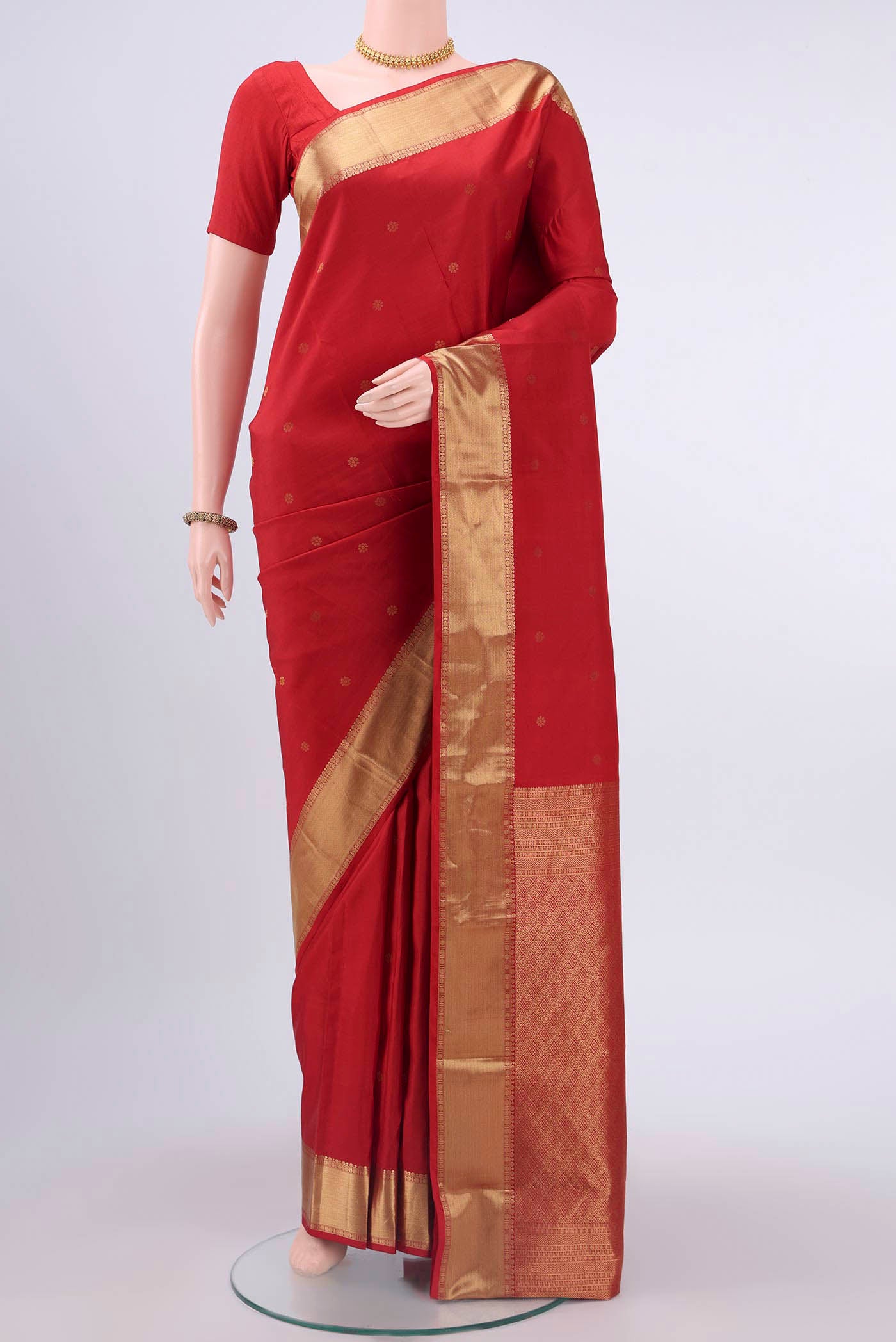 Red Nangavalli Silk [ Salem ] Saree – Nalli Silk Sarees Pvt Ltd