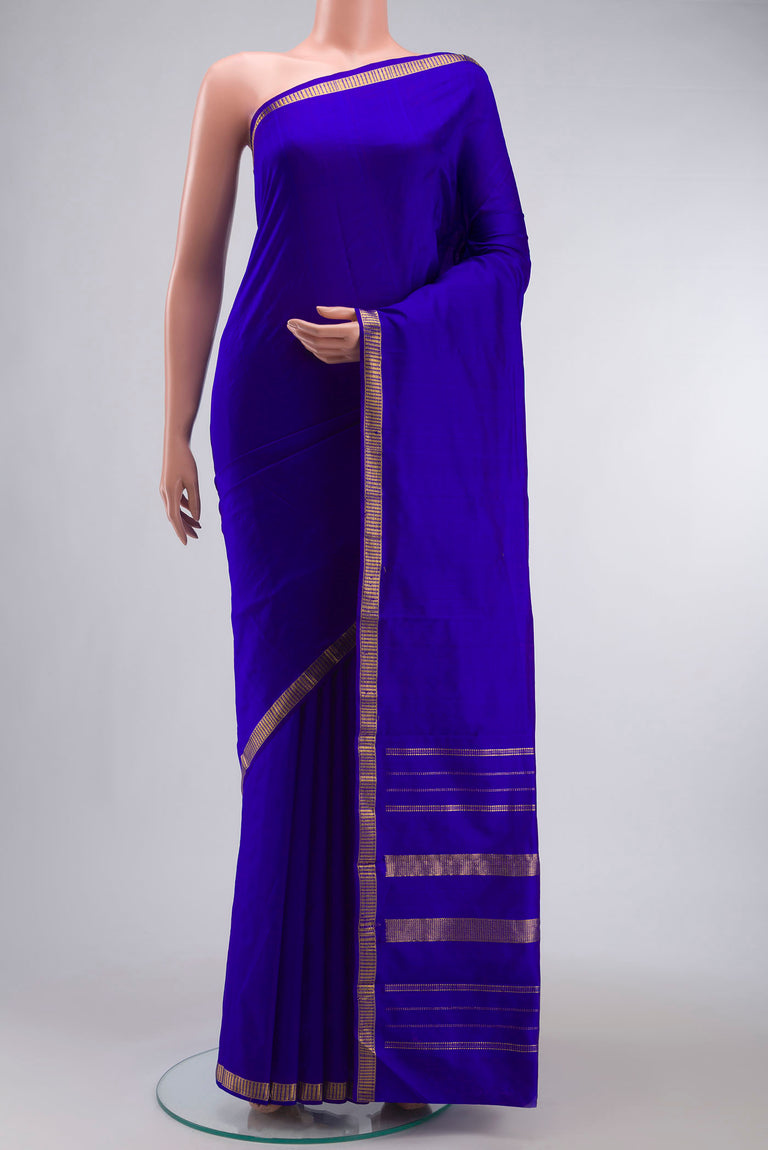Blue Kanchipuram Silk Saree – Nalli Silk Sarees Pvt Ltd