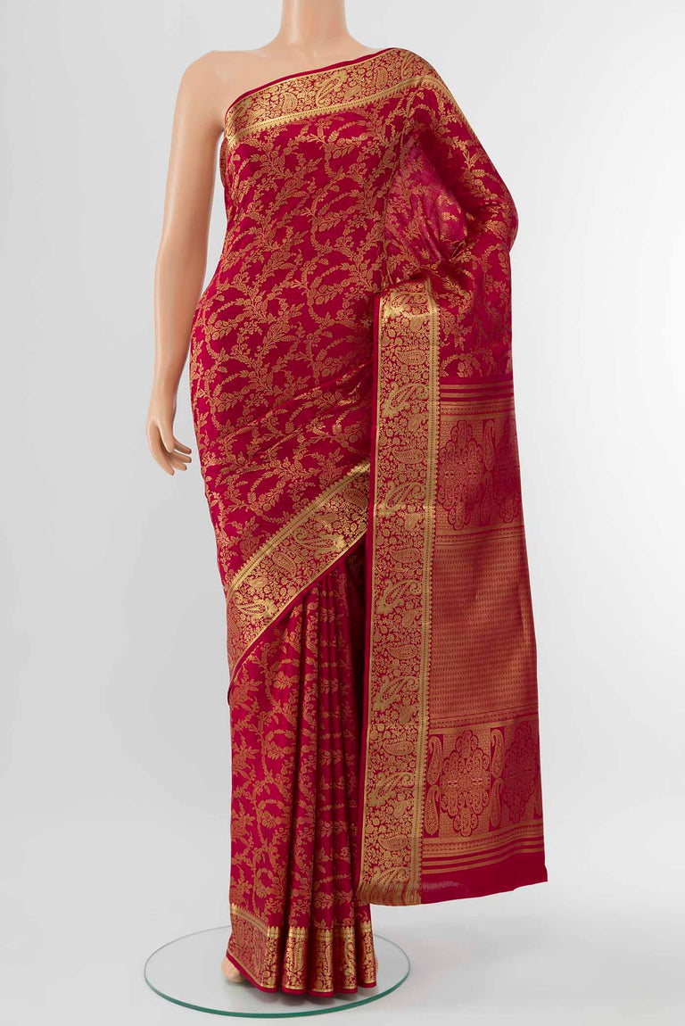 Maroon Kanchipuram Silk Saree – Nalli Silk Sarees Pvt Ltd