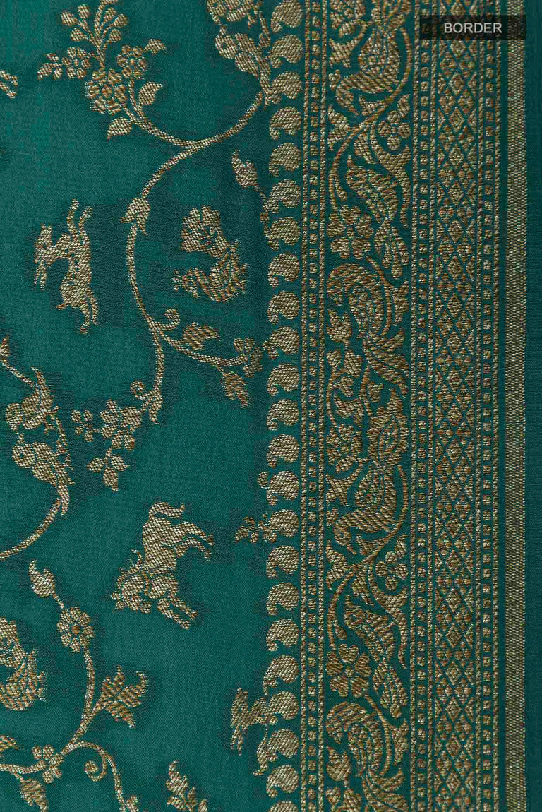 Sea Green Crepe Saree – Nalli Silk Sarees Pvt Ltd