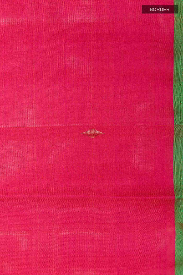 Pink Dual Tone Kanchipuram Silk Saree – Nalli Silk Sarees Pvt Ltd