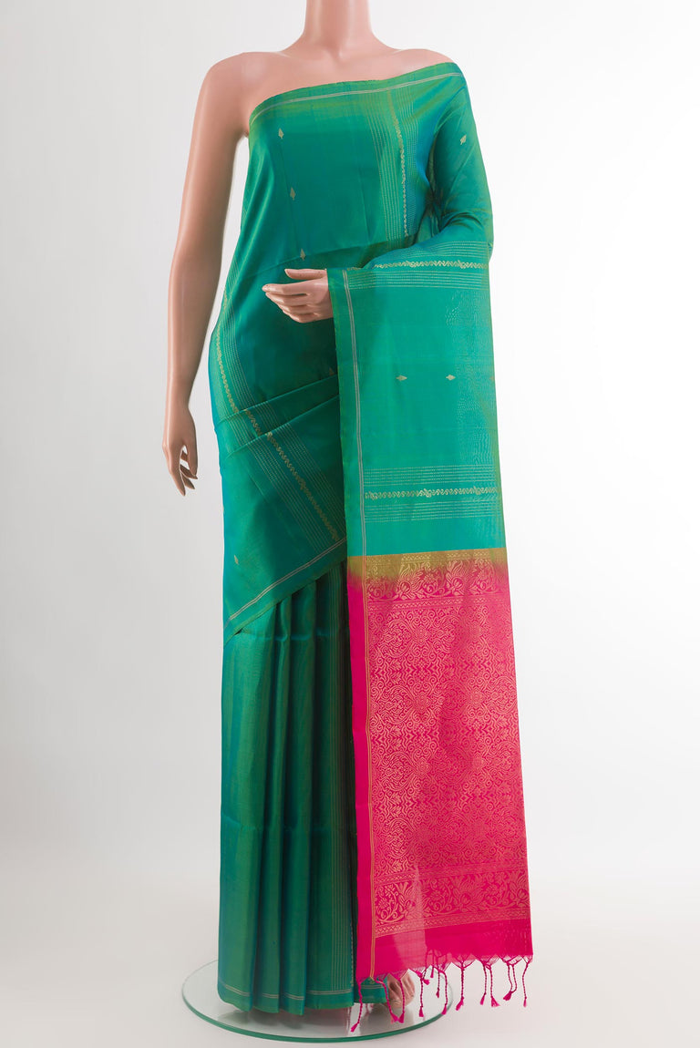Buy Green Soft Silk Saree Online – Nalli Silk Sarees Pvt Ltd