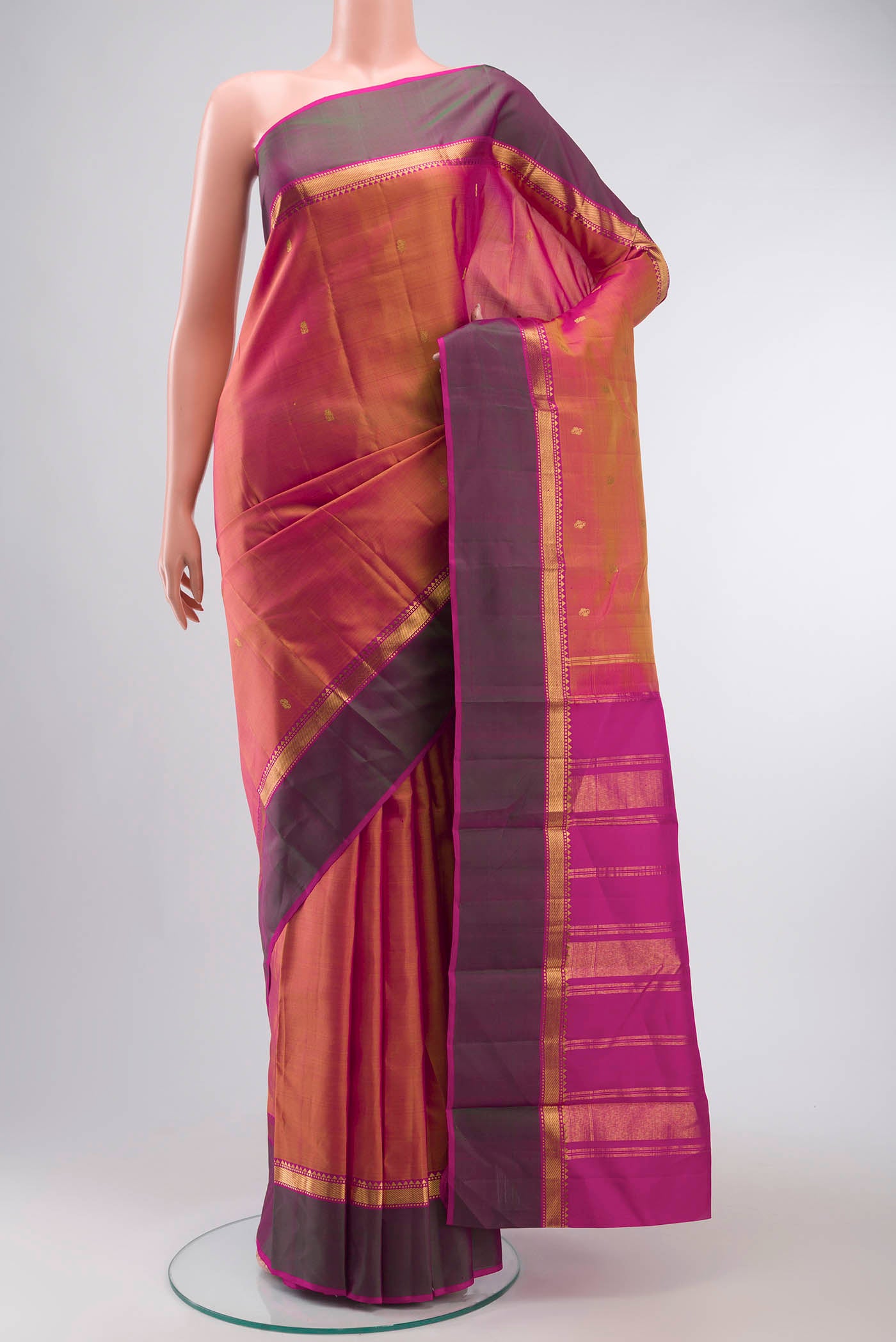 Buy Multi Color Kanchipuram Silk Saree Online – Nalli Silk Sarees Pvt Ltd