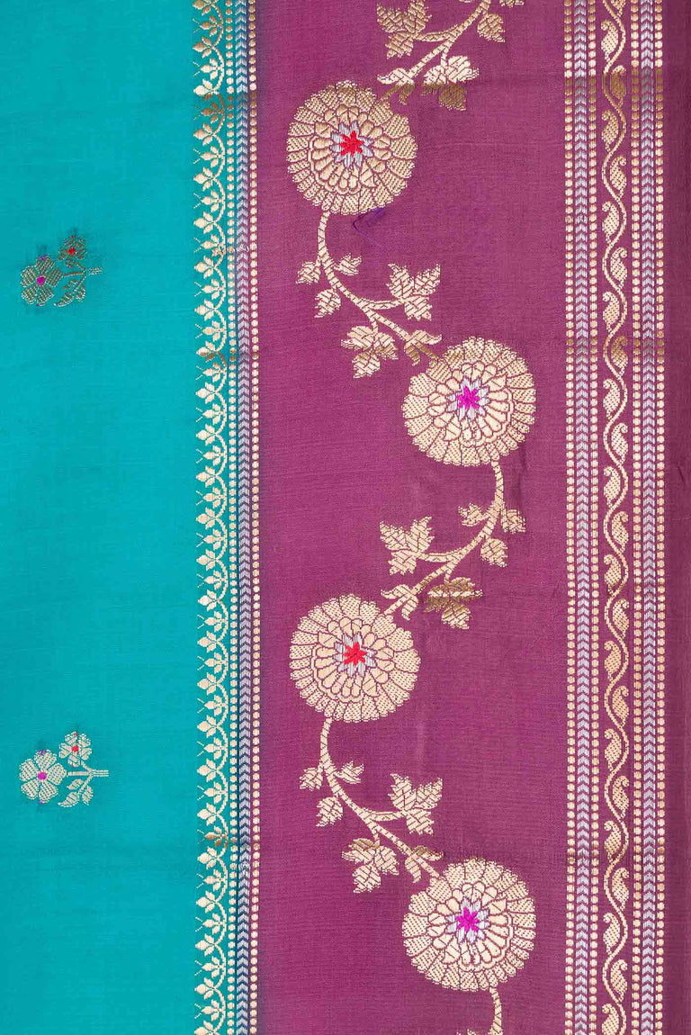 Green Dual Tone Tussar Silk Saree – Nalli Silk Sarees Pvt Ltd