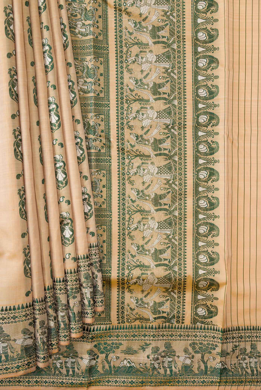 Buy Handwoven Baluchari Silk Sarees Online at Best Prices – Nalli Silk ...
