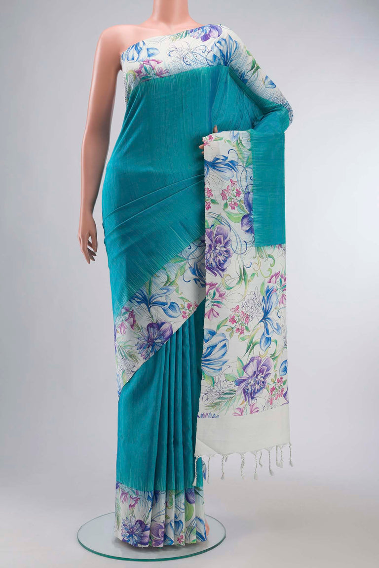 Blue Soft Silk Saree – Nalli Silk Sarees Pvt Ltd
