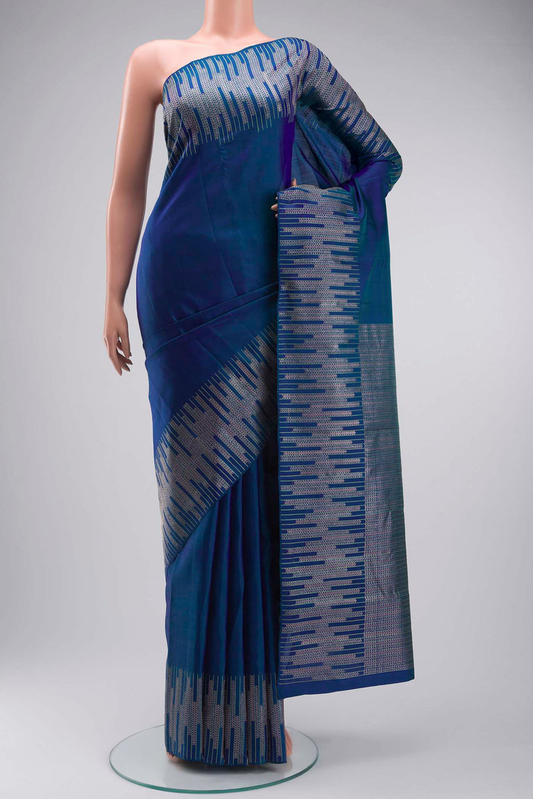 Blue Kanchipuram Silk Saree – Nalli Silk Sarees Pvt Ltd