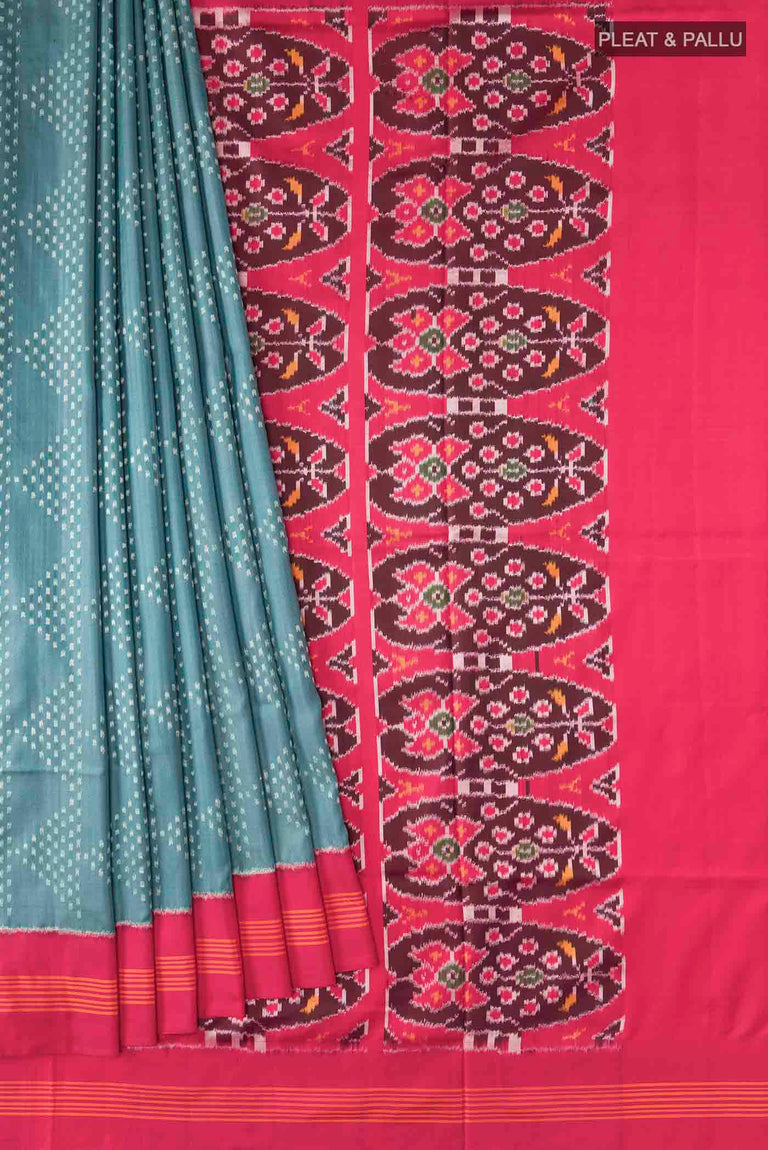 Grey Pochampally Silk Saree – Nalli Silk Sarees Pvt Ltd