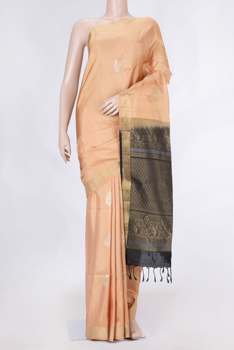 Beige Dual Tone Soft Silk Saree – Nalli Silk Sarees Pvt Ltd