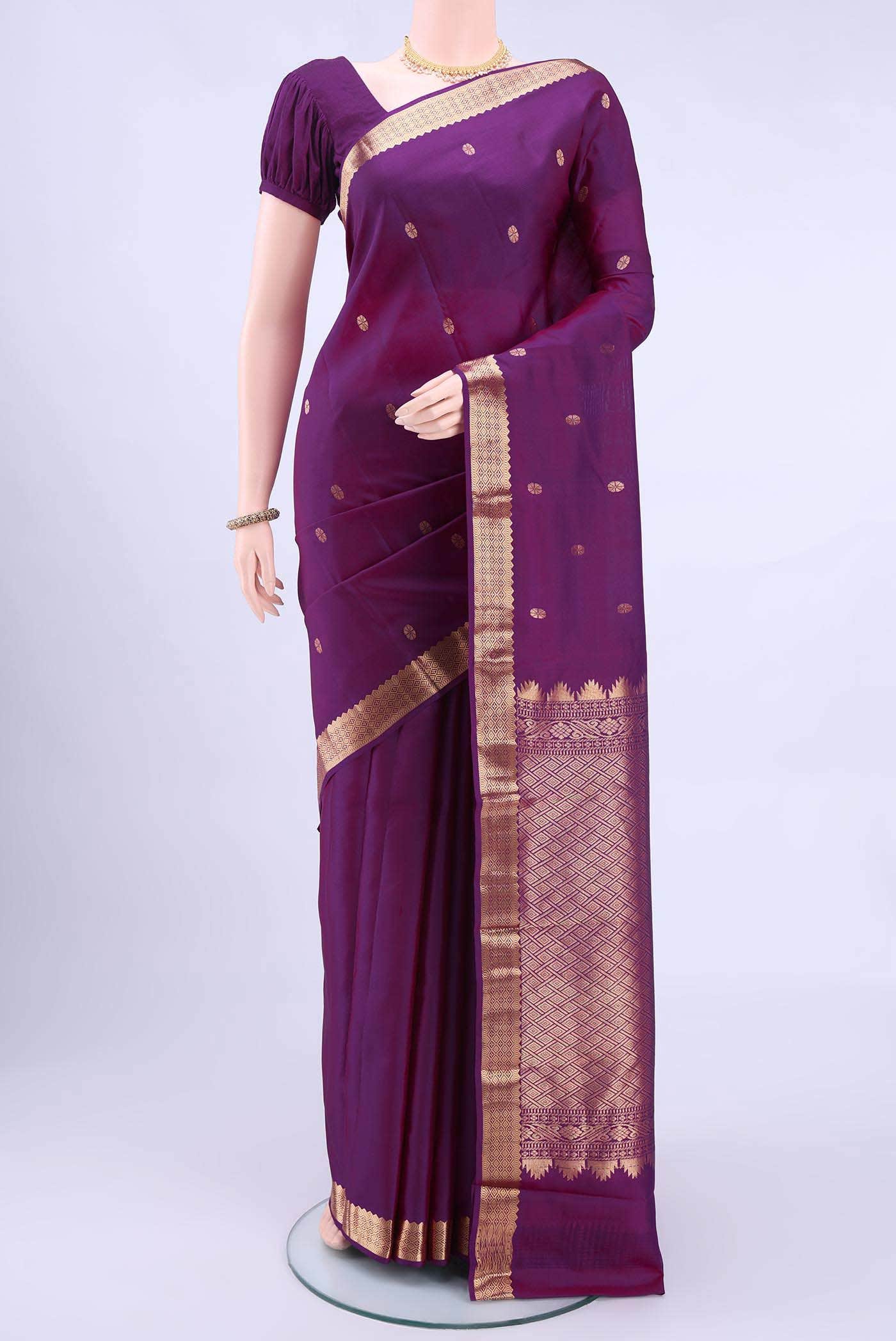 Purple Nangavalli Silk [ Salem ] Saree – Nalli Silk Sarees Pvt Ltd
