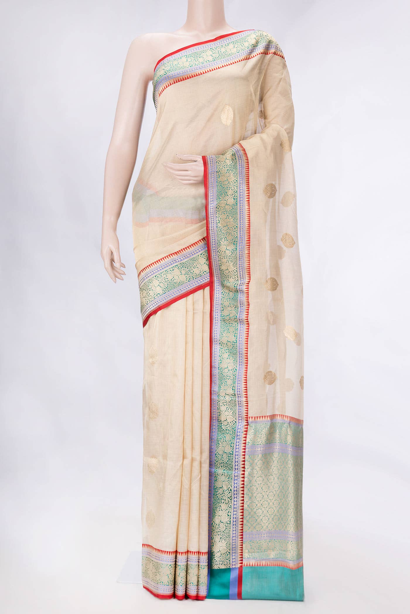 Sandal Dual Tone Banarasi Silk Saree – Nalli Silk Sarees Pvt Ltd